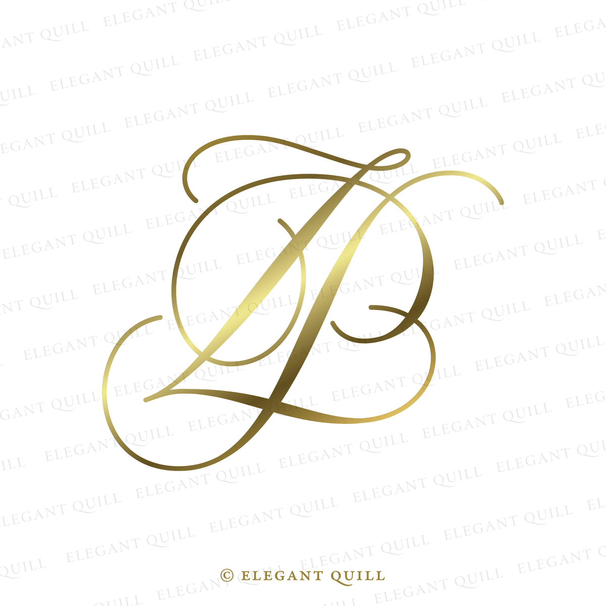 Simple Logo Design, PZ Initials – Elegant Quill